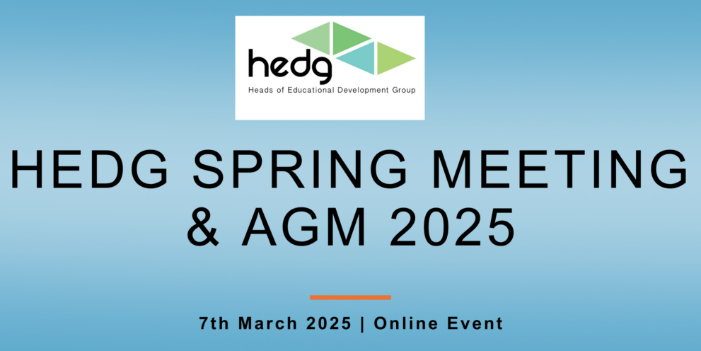 HEDG Spring Meeting & AGM 2025 - HEDG